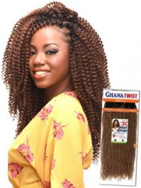 3X Ghana Twist Springy Water Wave 20" Crochet Braid Beauty Elements