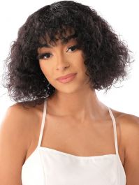 Destiny Debra 10" 100% Remi Human Hair Full Wig Beauty Elements