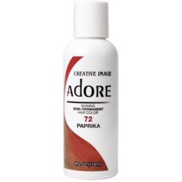 Adore Semi-Permanent Hair color 72 Paprika, 4 oz