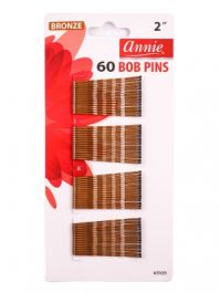 Annie Bronze Bob Hair Pin #3109 2" 1Dzn