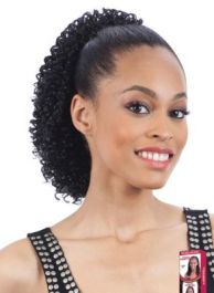 Bohemian Soul Girl Drawstring Ponytail Model Model