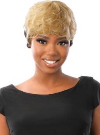 Destiny Green Pixie Classic Remi Human Hair Full Wig Beauty Elements