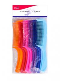 Eden #703 Assorted Color Handle Comb Dz