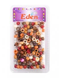 Eden Collection B2 Brown Mix Round Hair Bead 200Pcs 1Dzn