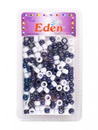 Eden Collection B2 Navy White Round Hair Bead 200Pcs 1Dzn