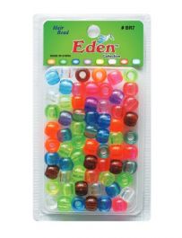 Eden Collection B7 Clear Mix Big Round Hair Bead 1Dzn