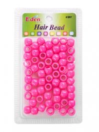 Eden Collection B7 Hot Pink Big Round Hair Bead 1Dzn