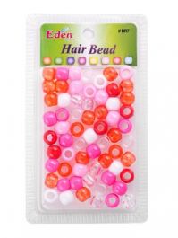 Eden Collection B7 Pink Mix Big Round Hair Bead 1Dzn