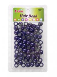 Eden Collection B7 Purple Big Round Hair Bead 1 Dzn