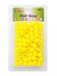 Eden Collection B7 Yellow Big Round Hair Bead 1Dzn