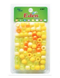 Eden Collection B7 Yellow Mix Big Round Hair Bead 1Dzn