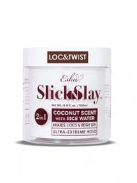 Esha Slick & Slay 2 in 1 Loc & Twist Braid & Edge Gel Coconut Scent ...