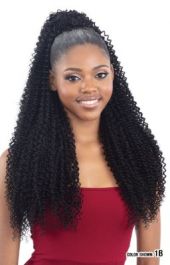 Gardenia Jheri Curl 36" Human Hair Blend Weave By Model Model