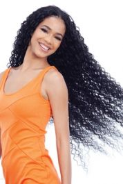 Italian Curl 30" Gardenia Wet n Wavy Hair Weave Model Model