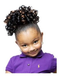 Kid's Candy Drawstring Ponytail Oh Girl Mane Concept