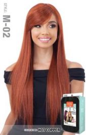 M-02 Mint Wig Model Model Synthetic Fiber Wig