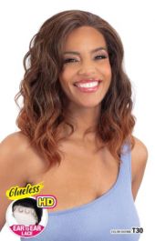 Miss Divine Cleo HD Lace Front Wig Model Model