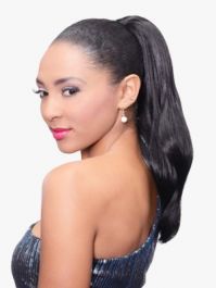New Silky (L) Destiny Premium Realistic Fiber Drawstring Hair Bun ...