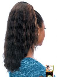 Super Wave Drawstring Ponytail Glance Model Model